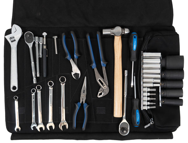 KAWASAKI KRX ROLL UP TOOL BAG WITH 35PC TOOL KIT – Area 15 Designs